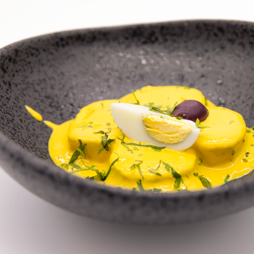 Papa / Yuca a la Huancaína – Mares Peruvian Restaurant